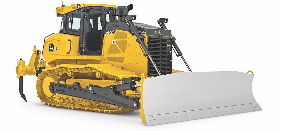 John Deere 950K Crawler Dozer for Waste Handling in Action