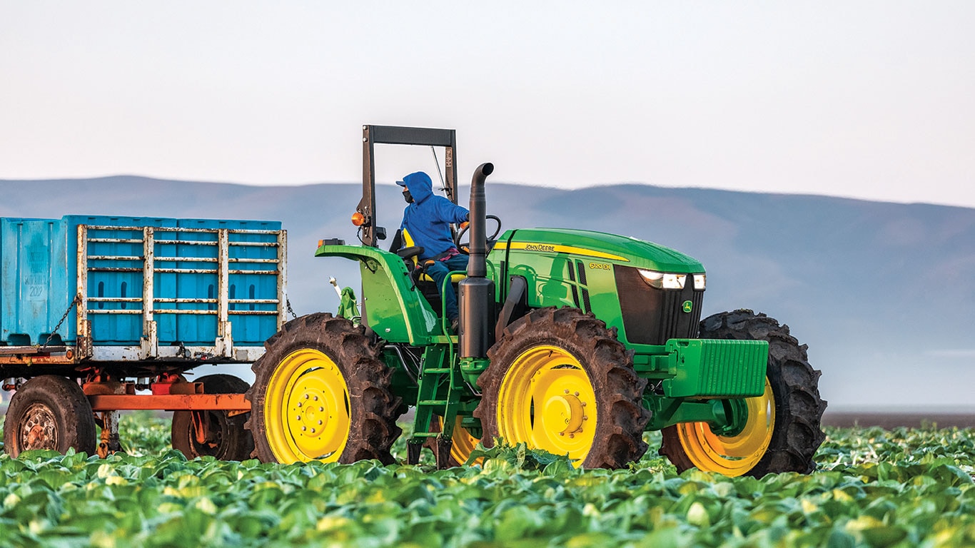 John Deere 6120EH Tractor: Maximizing Crop Production